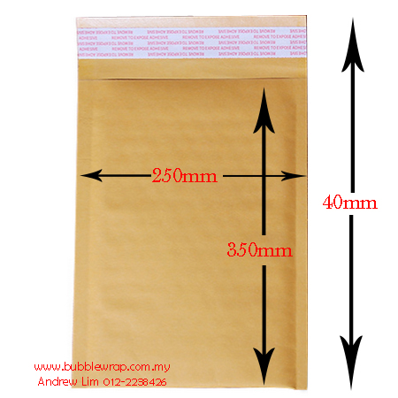 10pcs Bubble Wrap Envelope Mailer 2539, Bubble Wrap Malaysia - Bubble ...